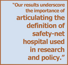Understanding the Safety Net: Inpatient Quality of Care Varies Based on ...